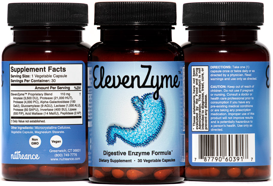 ElevenZyme: Digestive Enzyme Formula | Nutreance