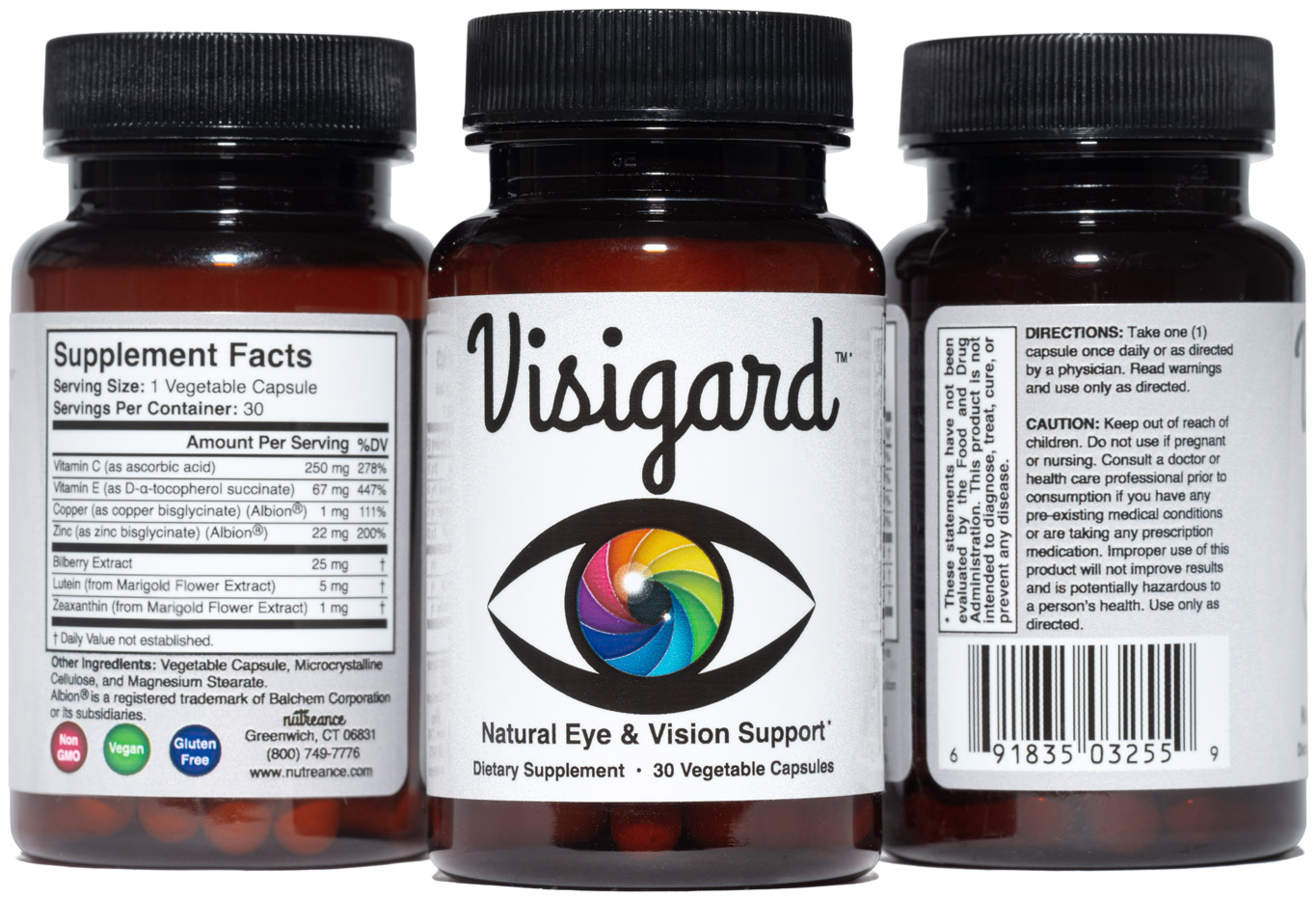 Visigard: Natural Eye & Vision Formula | Nutreance